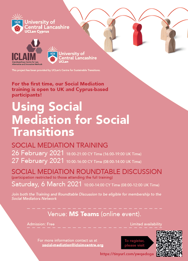 Upcoming Workshop on Social Mediation for Social Transitions - Social ...